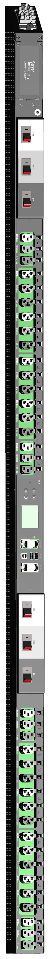 PRO4X SWITCHED UPDU 11kW – 22kW (24) Cx & (12) C13 HDOT OUTLETS Rack PDU | Server Technology