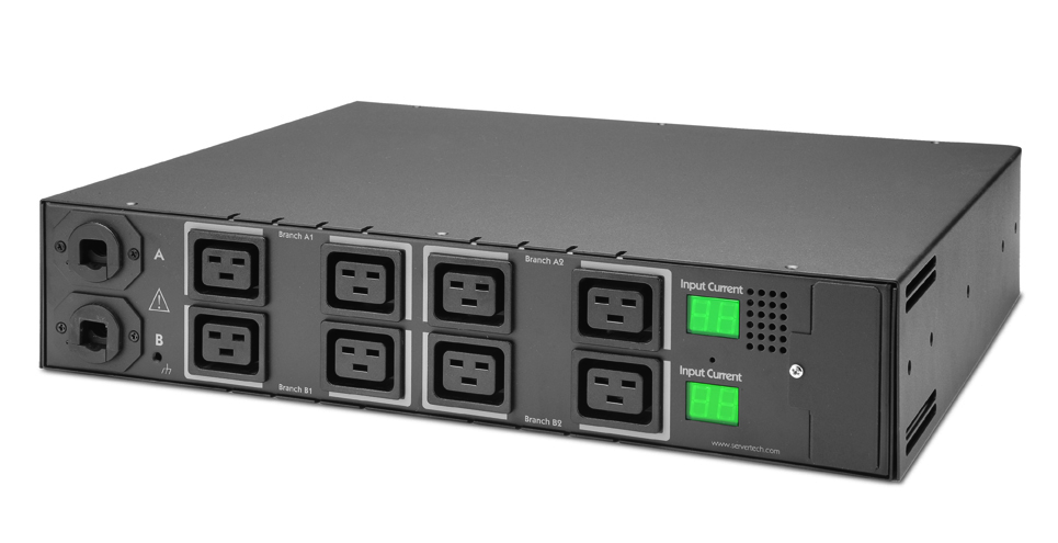 Metered FSTS C-8HF2/E 6.6kW - 14.6kW (8) C19 outlets Rack PDU | Server ...