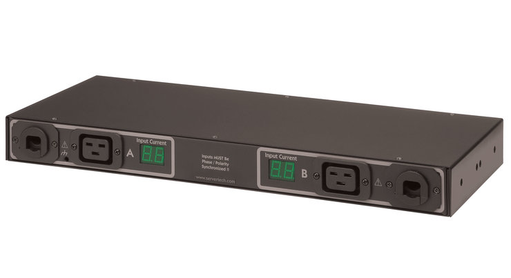 Smart FSTS CS-2HF2/E 6.6kW - 14.6kW (2) C19 outlets Rack PDU | Server ...